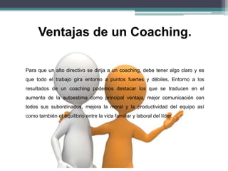 técnicas del Coaching | PPTX | Management Consulting Industry | Industries