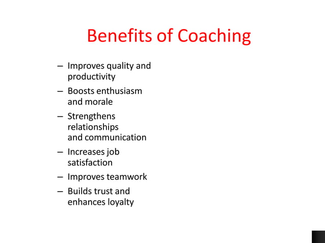 Coaching.pptx | Human Resources | Business