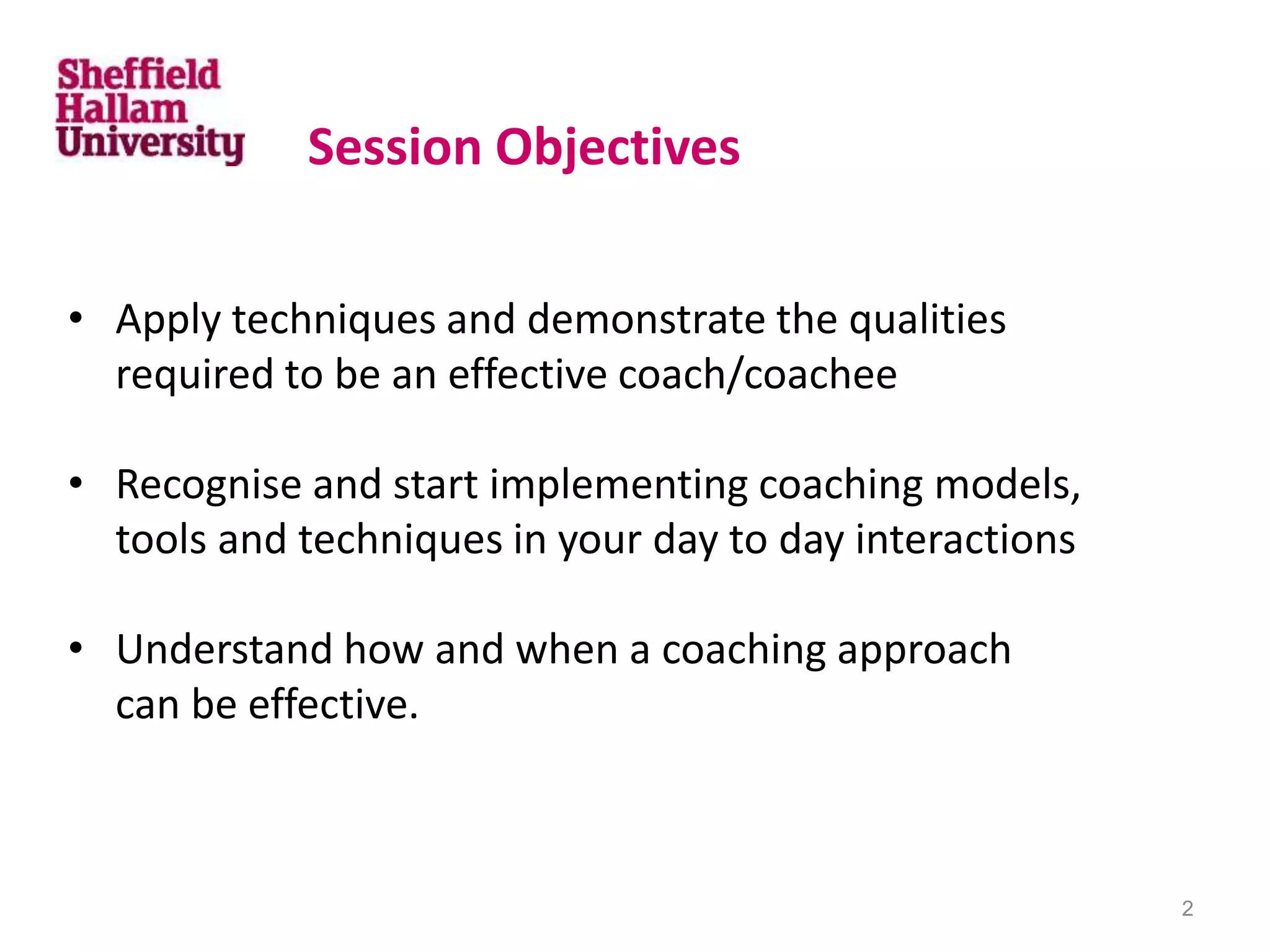 Coaching - Richard Hughes | PPTX