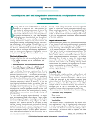 Coaching Evolution | PDF | Physical Therapy | Wellness