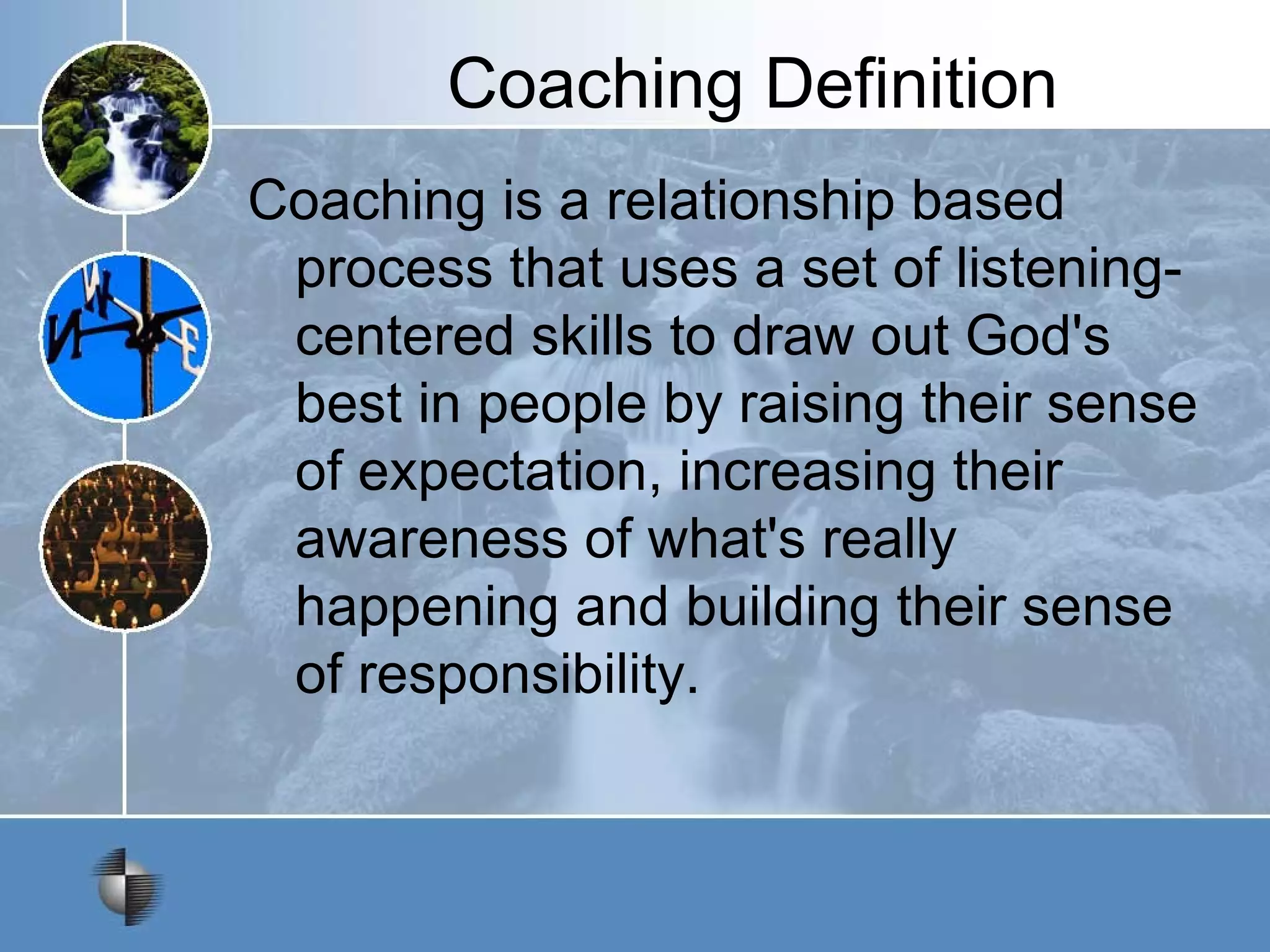 Coaching Skills Intro For Ministry Leaders | PPT