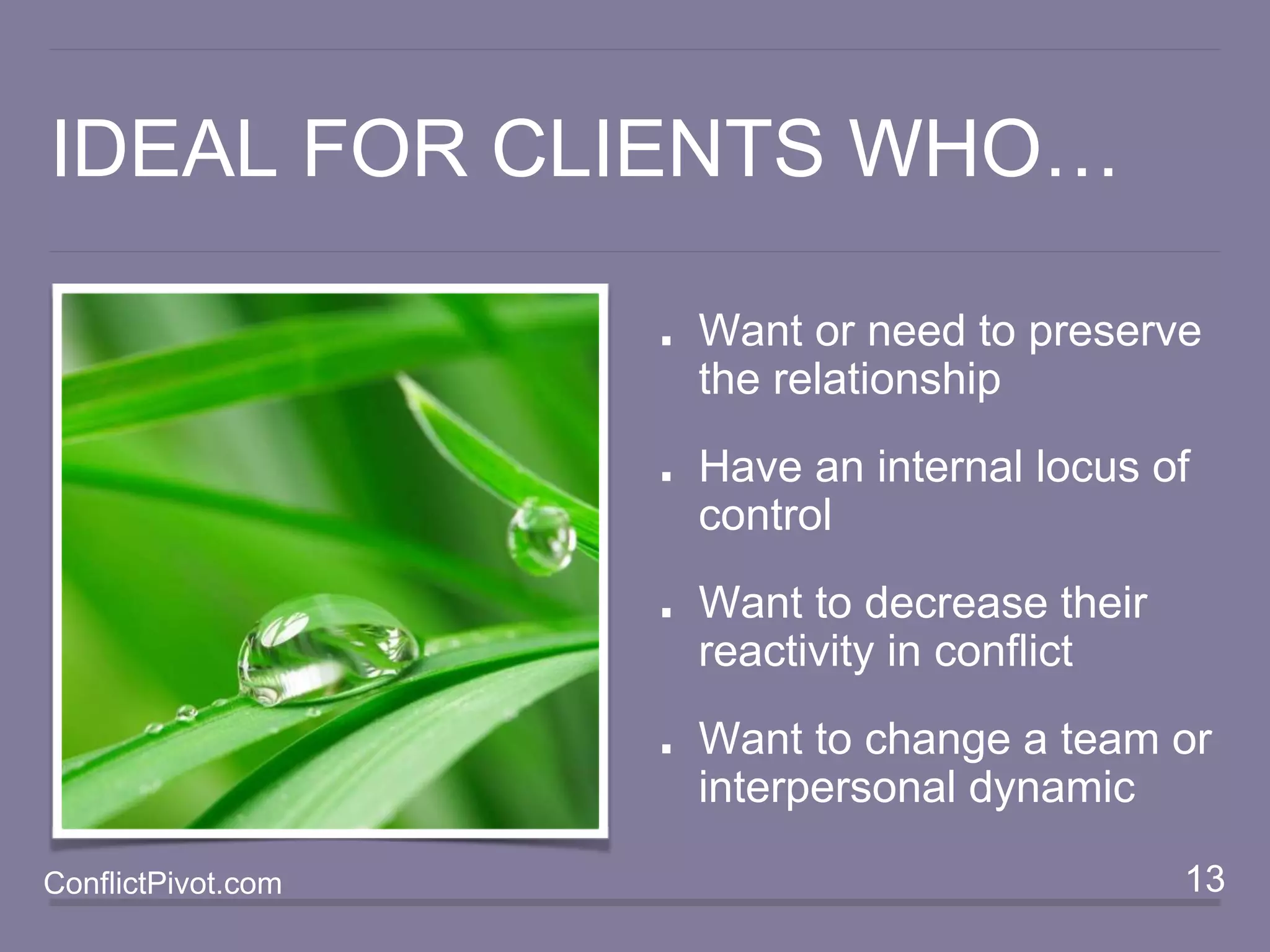 Coaching the Conflict Pivot | PPTX