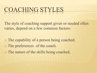 Coaching in interpersonal skills and communication | PPTX