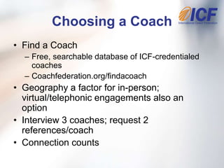 Coaching101 - What is coaching | PPT