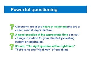 Coaching 101 - The Basics | PDF