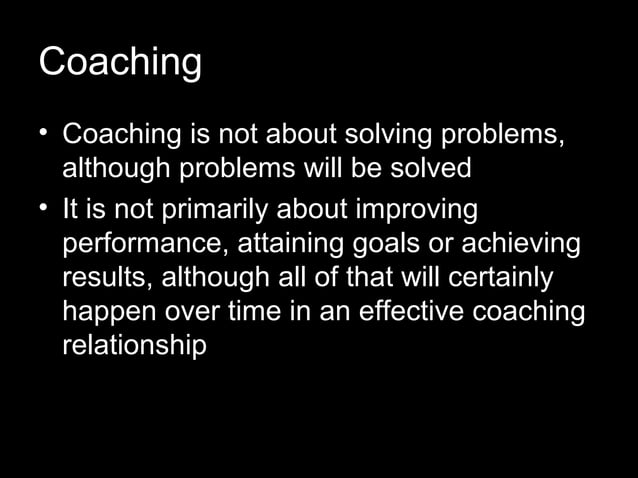 Coach vs Mentor/Manager | PPT