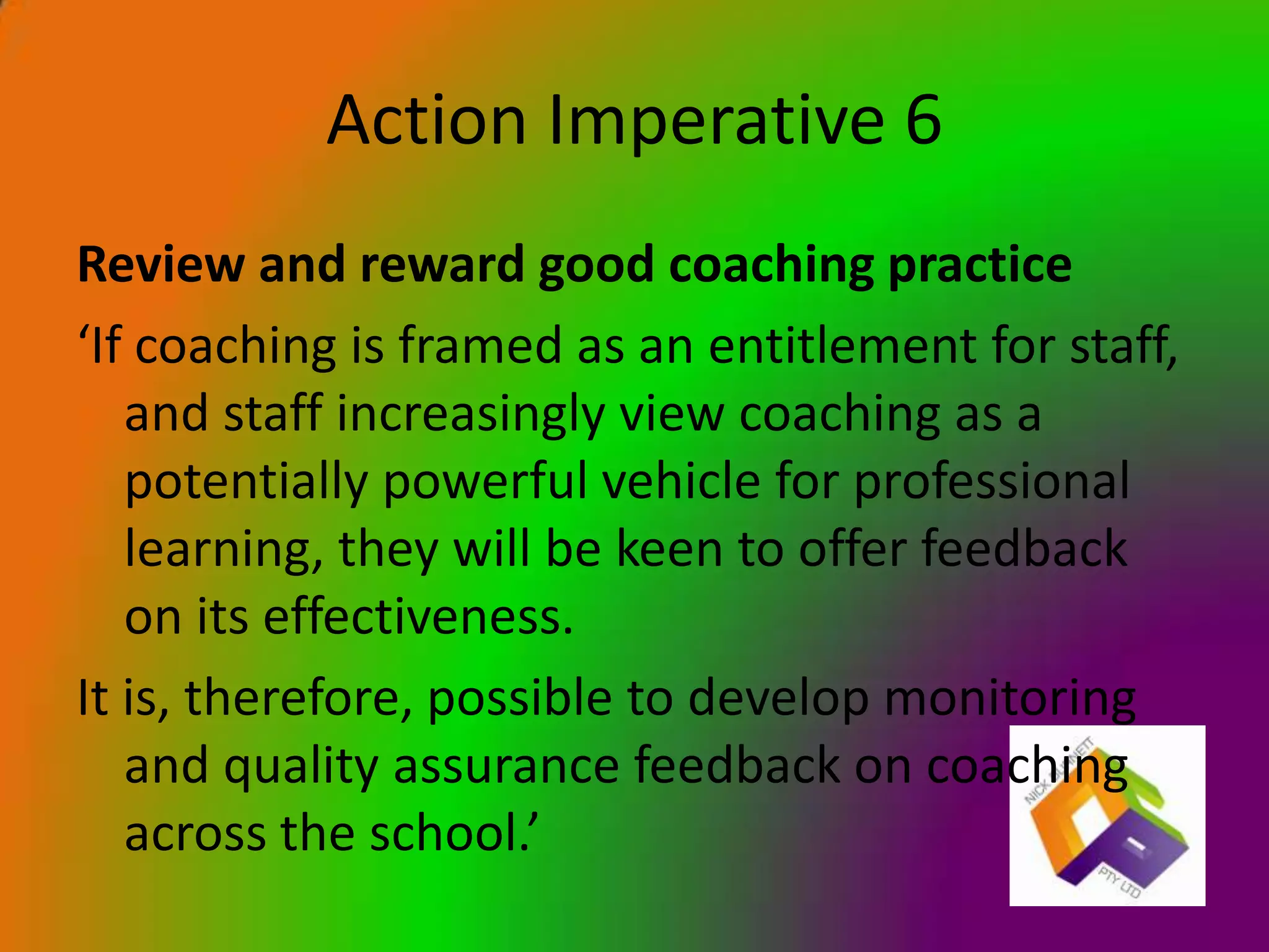 Coaching and leadership | PPTX