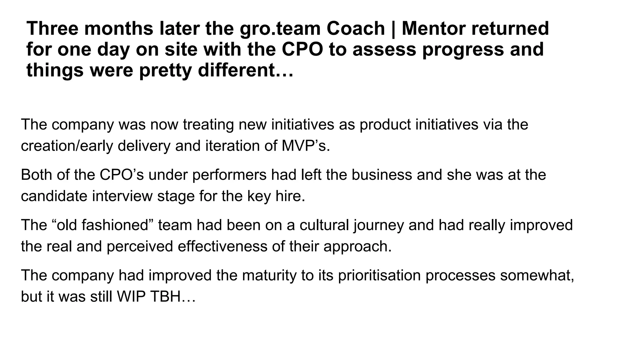 Coaching and Mentoring Case Study | PPTX