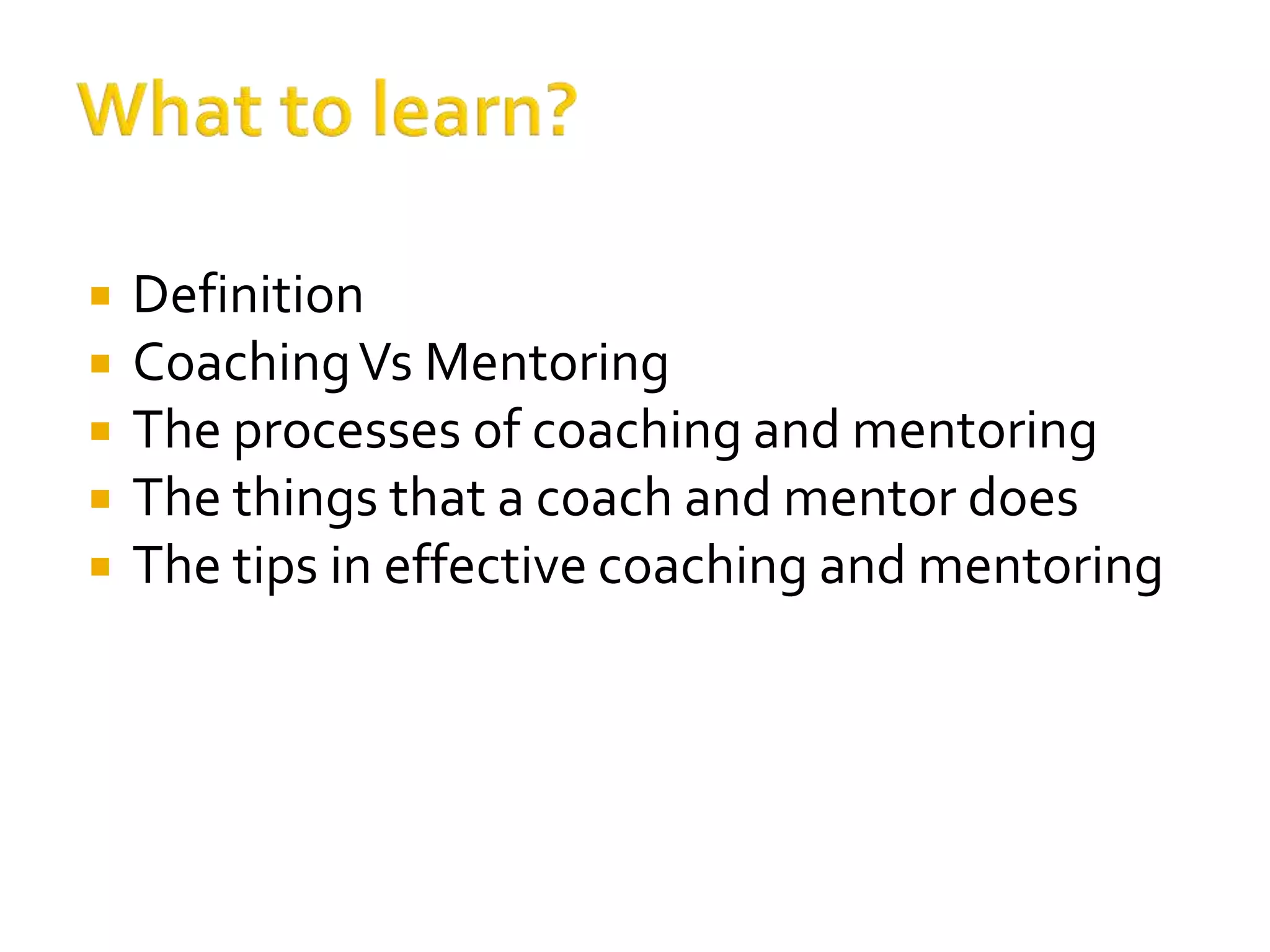 Coachingandmentoring ojz | PPTX