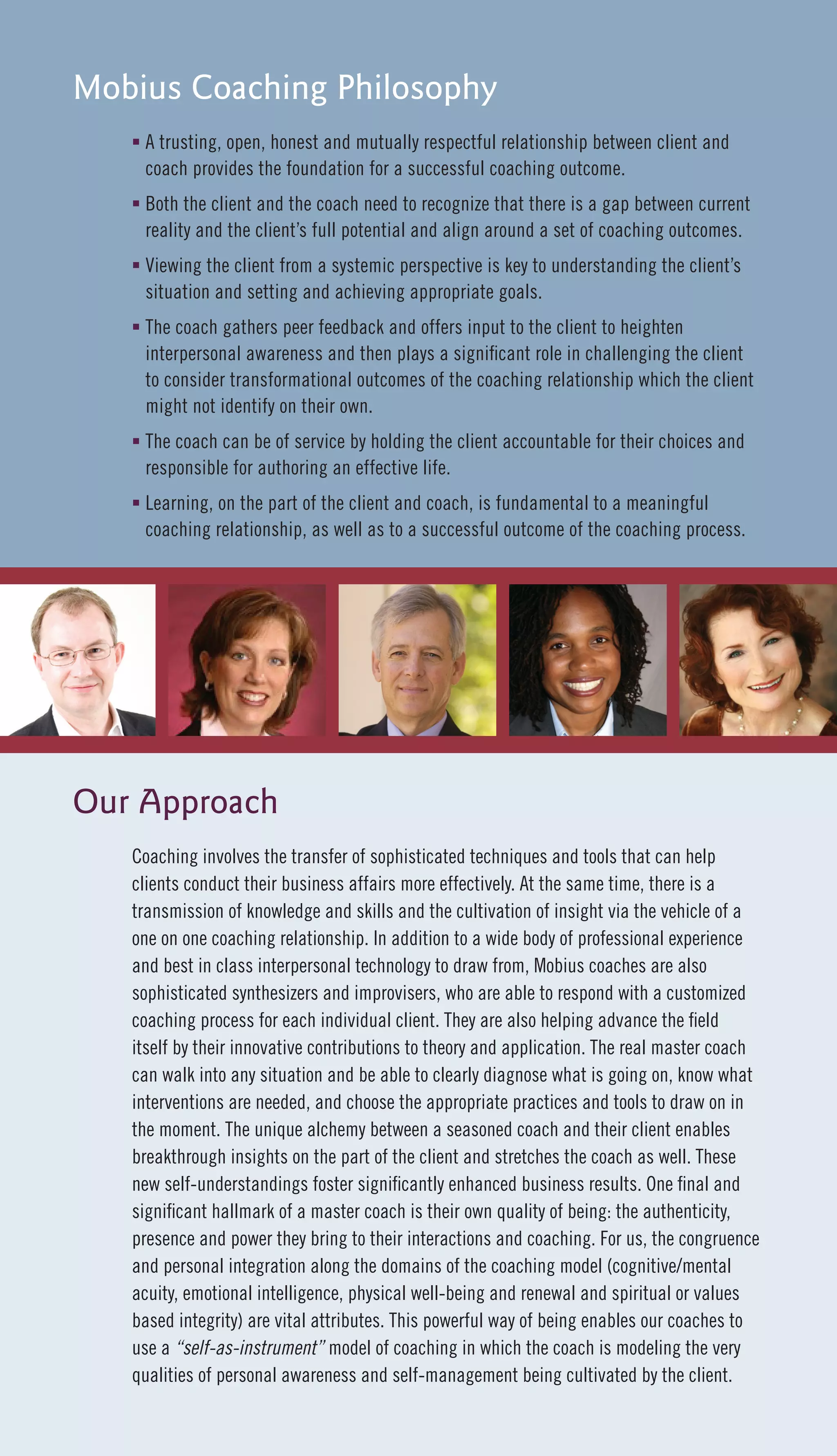 Coaching Brochure | PDF