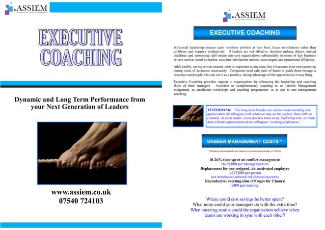 Coaching Brochure | PPT