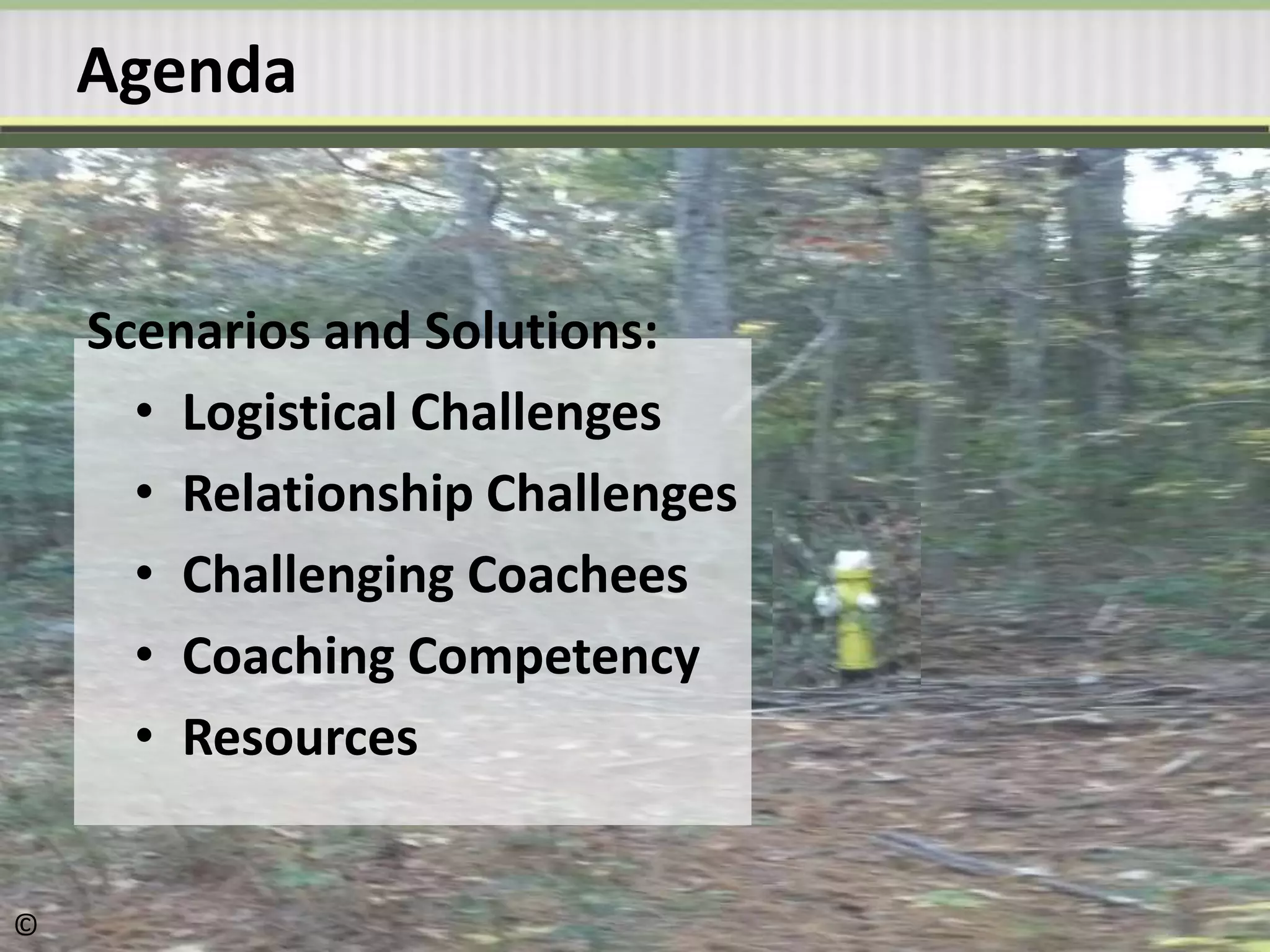 Coaching Challenges: Scenarios and Solutions | PPT