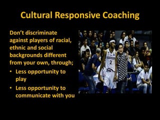 Coaching diverse athletes | PPTX