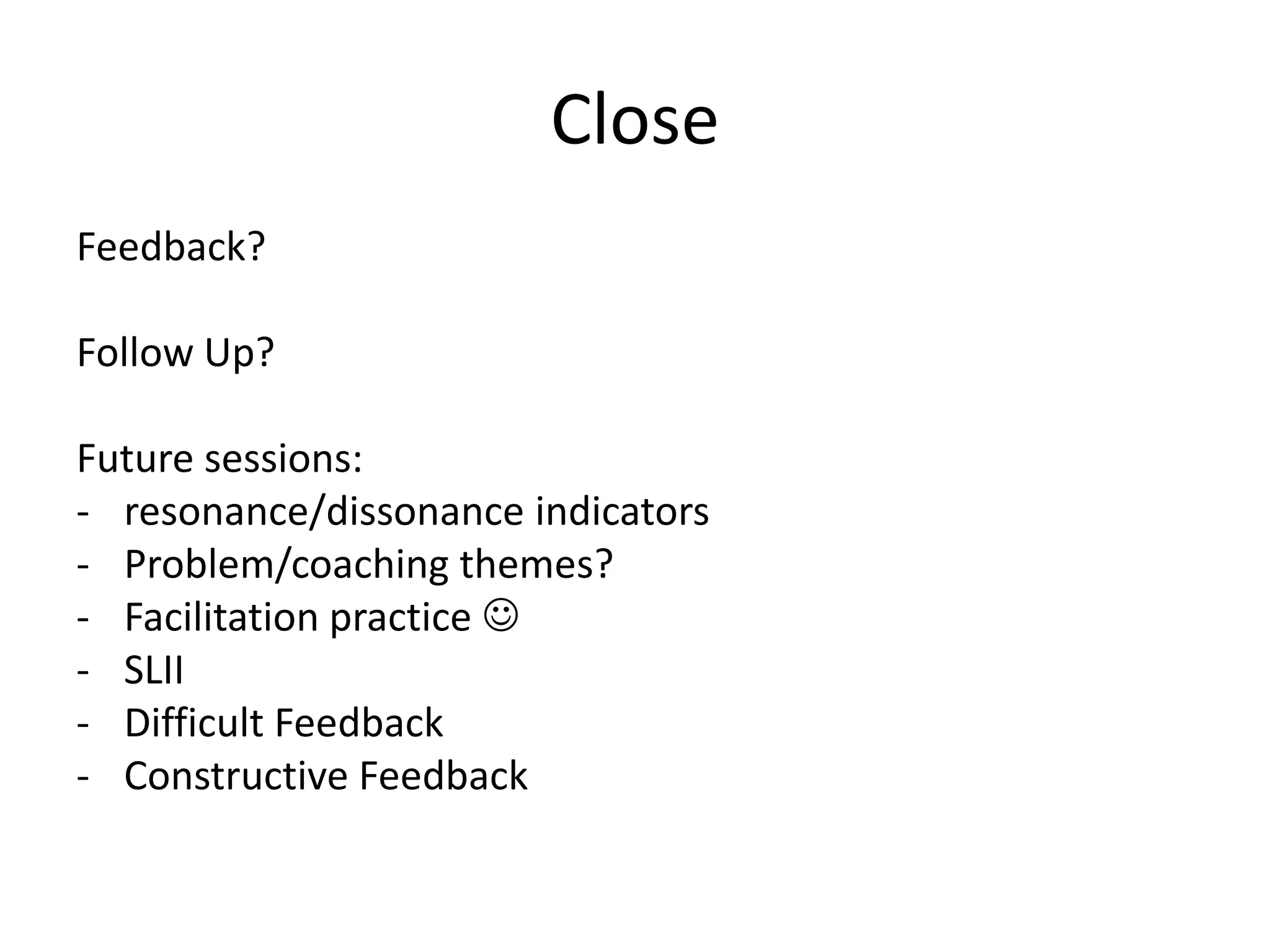 A Very Basic Introductory Coaching Dojo | PPTX