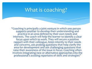 What is Coaching? | PPTX