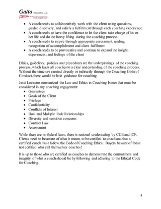 Coaching ethics | DOCX