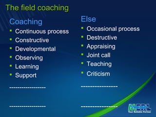 Coaching for better performance ok | PPT