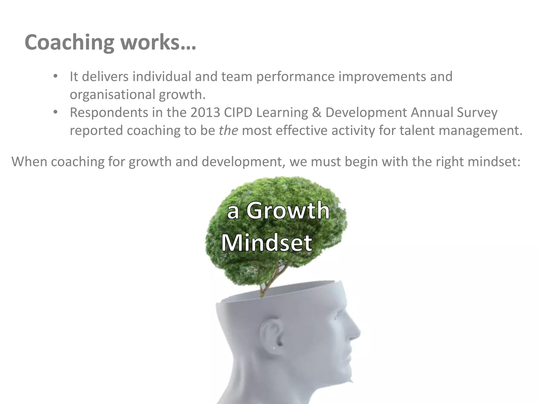 Coaching for Growth and Development Part 1 - Do you have a Growth ...