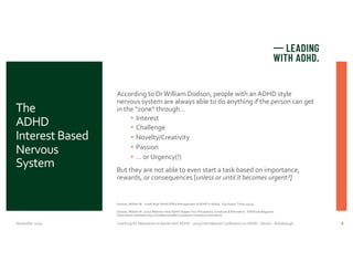 Coaching for Motivation in Adults with ADHD | PDF