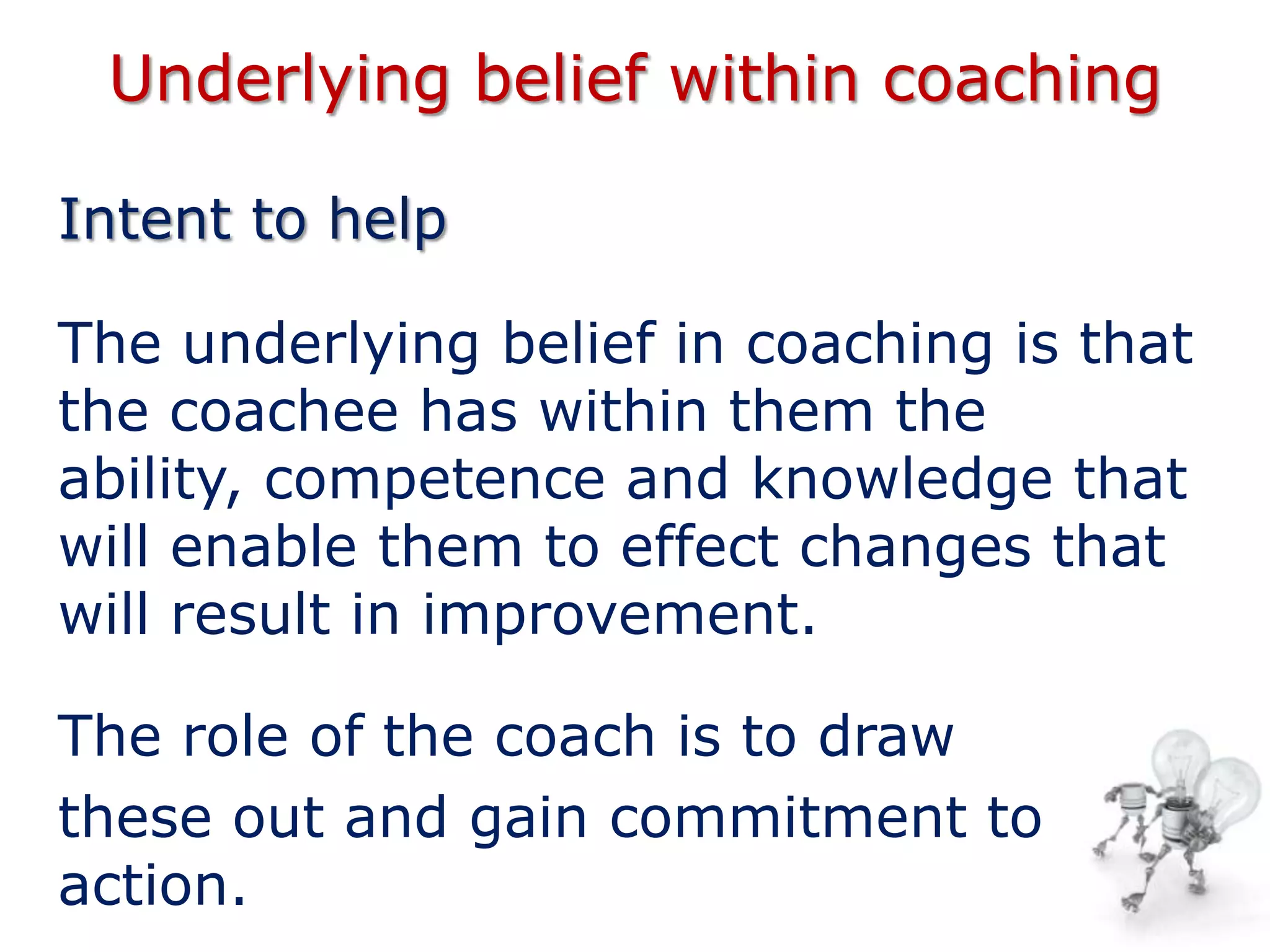 Coaching for Performance - @Ei4Change | PPTX