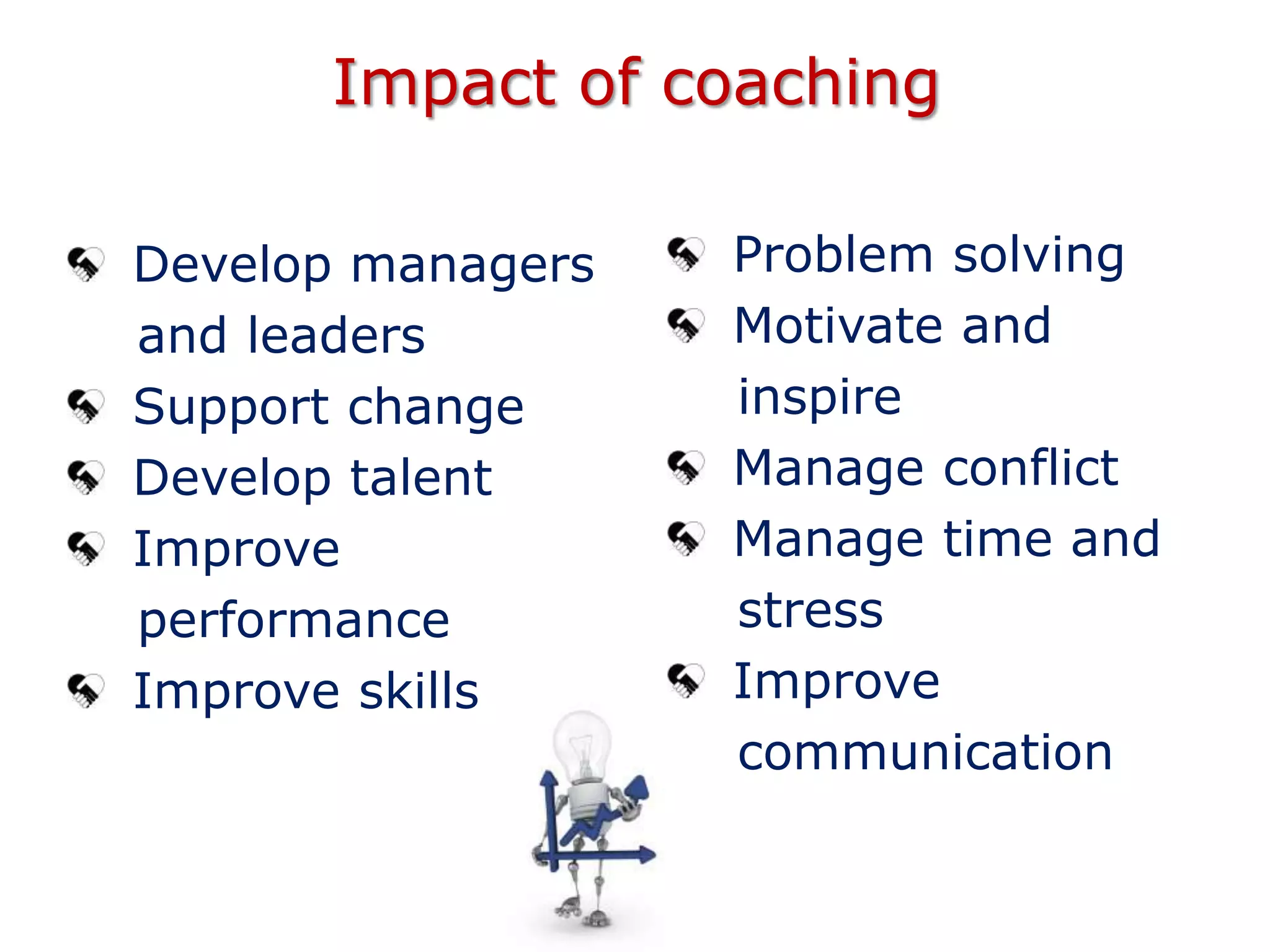 Coaching for Performance - @Ei4Change | PPTX