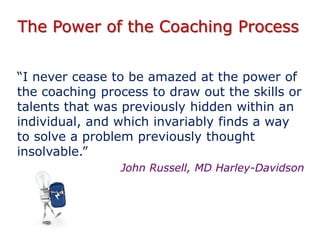 Coaching for Performance - @Ei4Change | PPTX