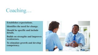 Coaching for results 2 | PPTX | Career Advice | Careers