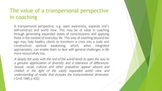 Coaching for Transformation, by Jevon Dangeli | PPT