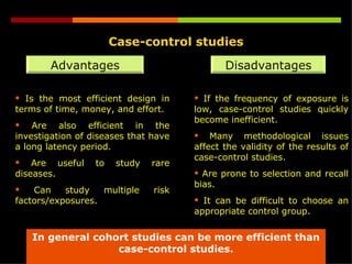 Cohort and case-controls studies | PPT