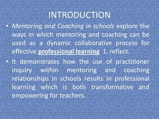 Coaching in education | PPTX