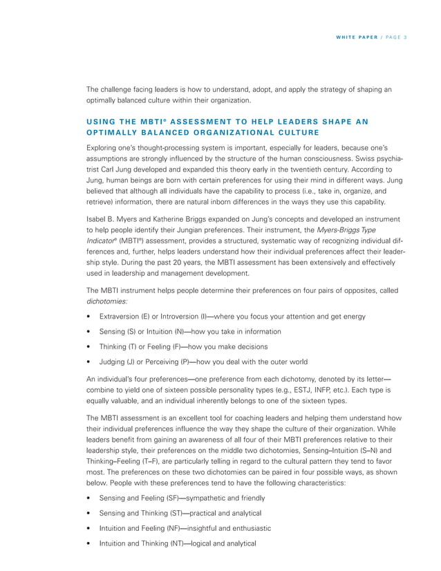 Coaching leaders mbti | PDF