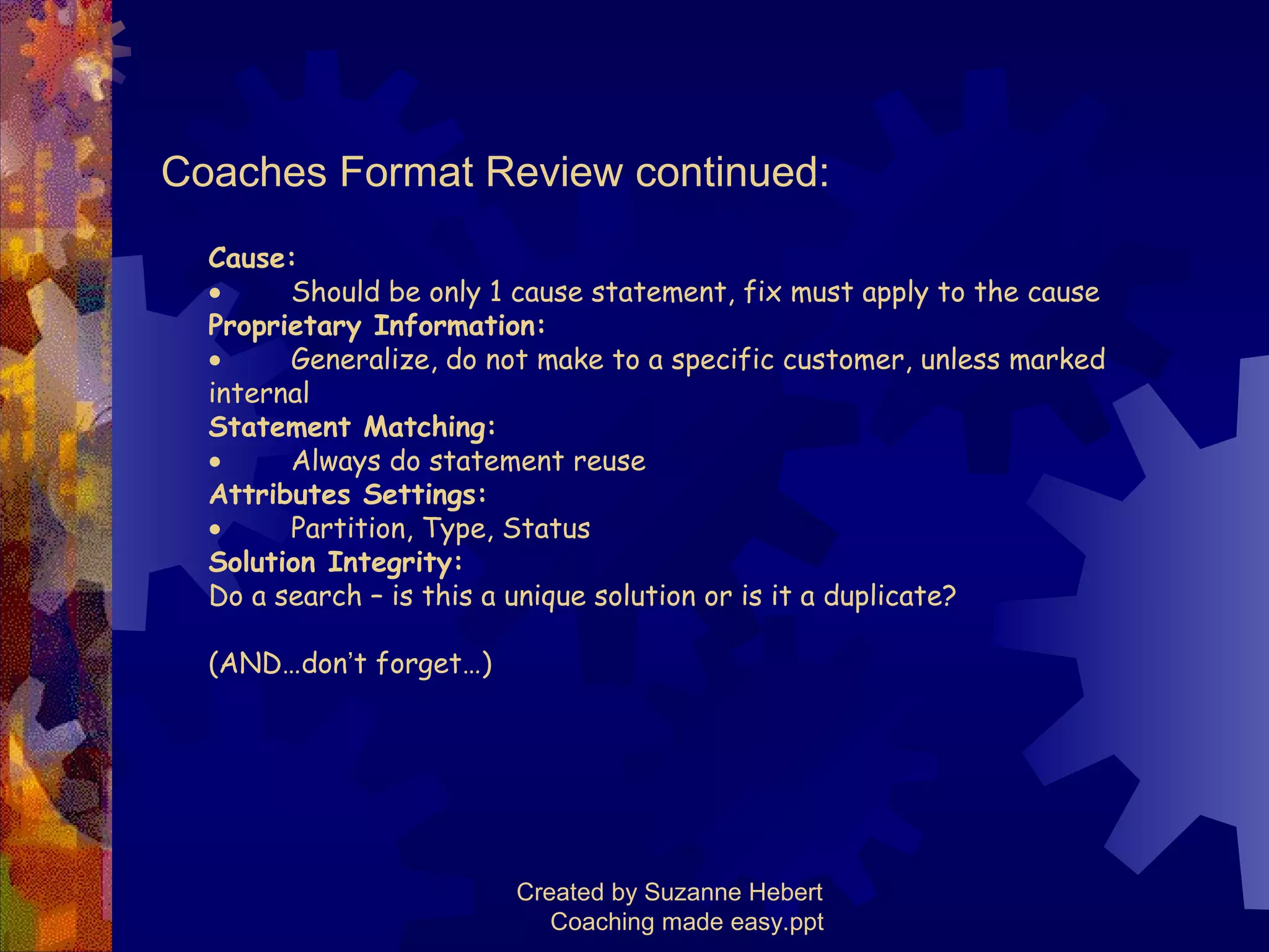Coaching made easy | PPT