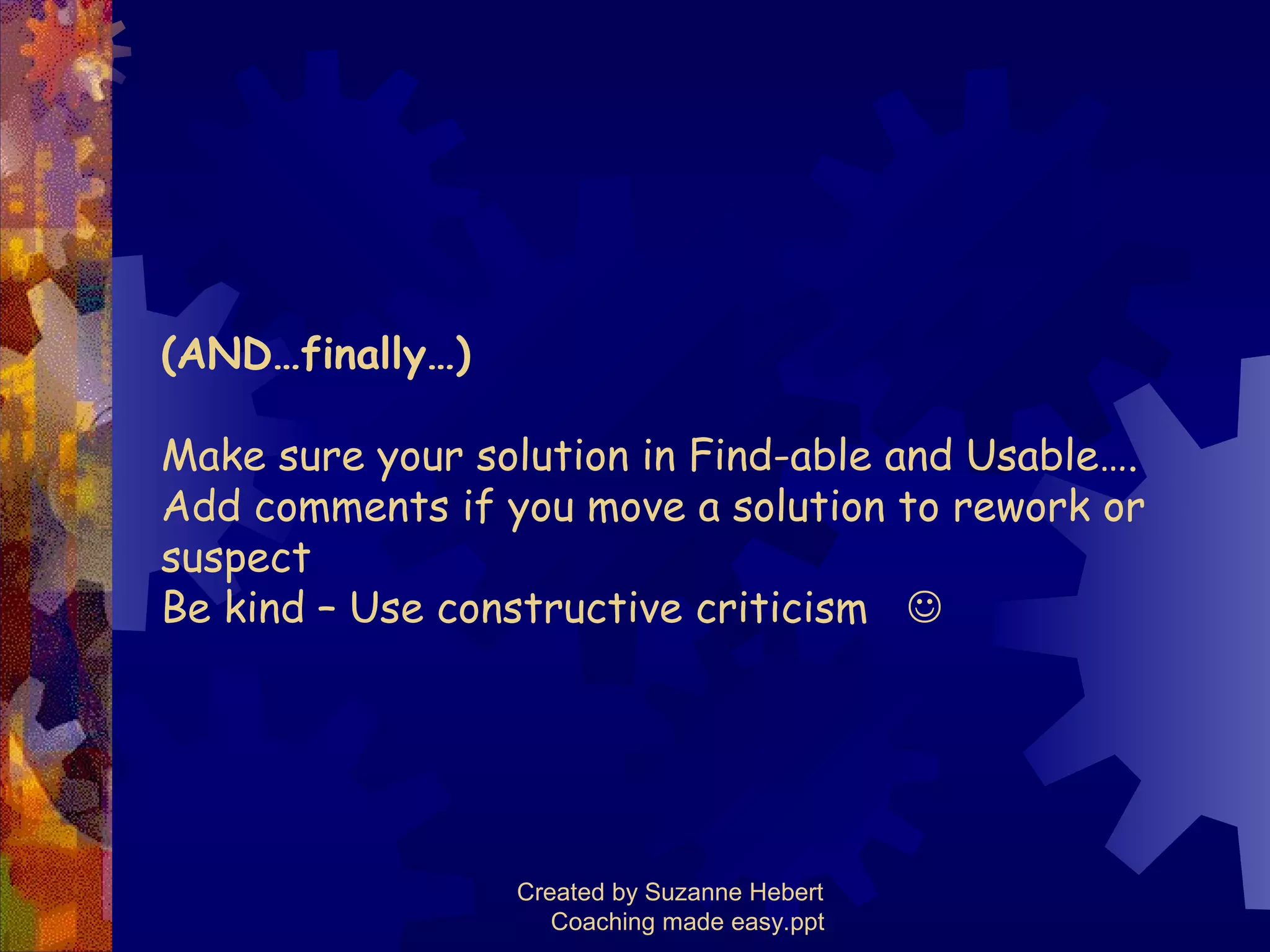 Coaching made easy | PPT