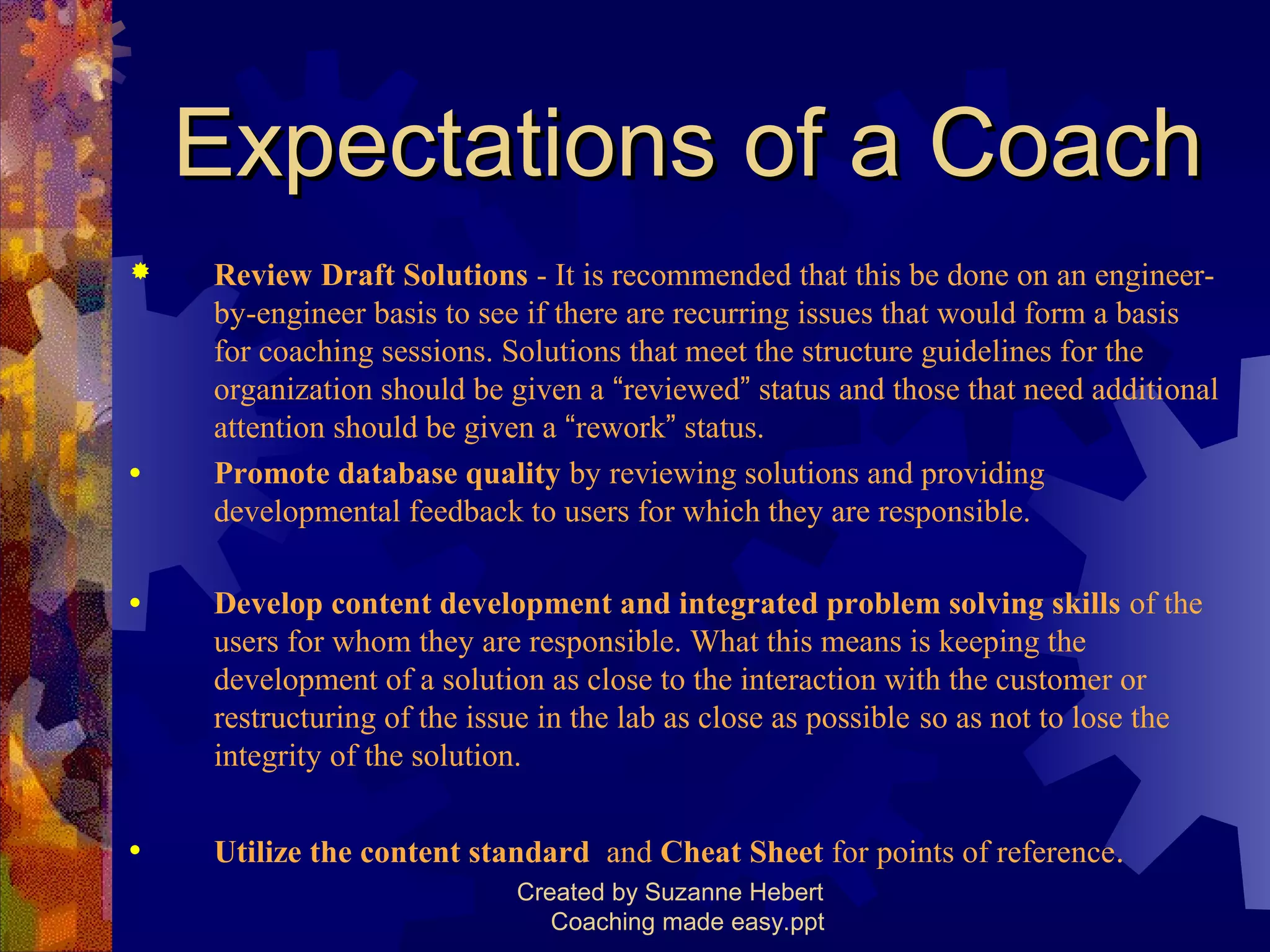 Coaching made easy | PPT