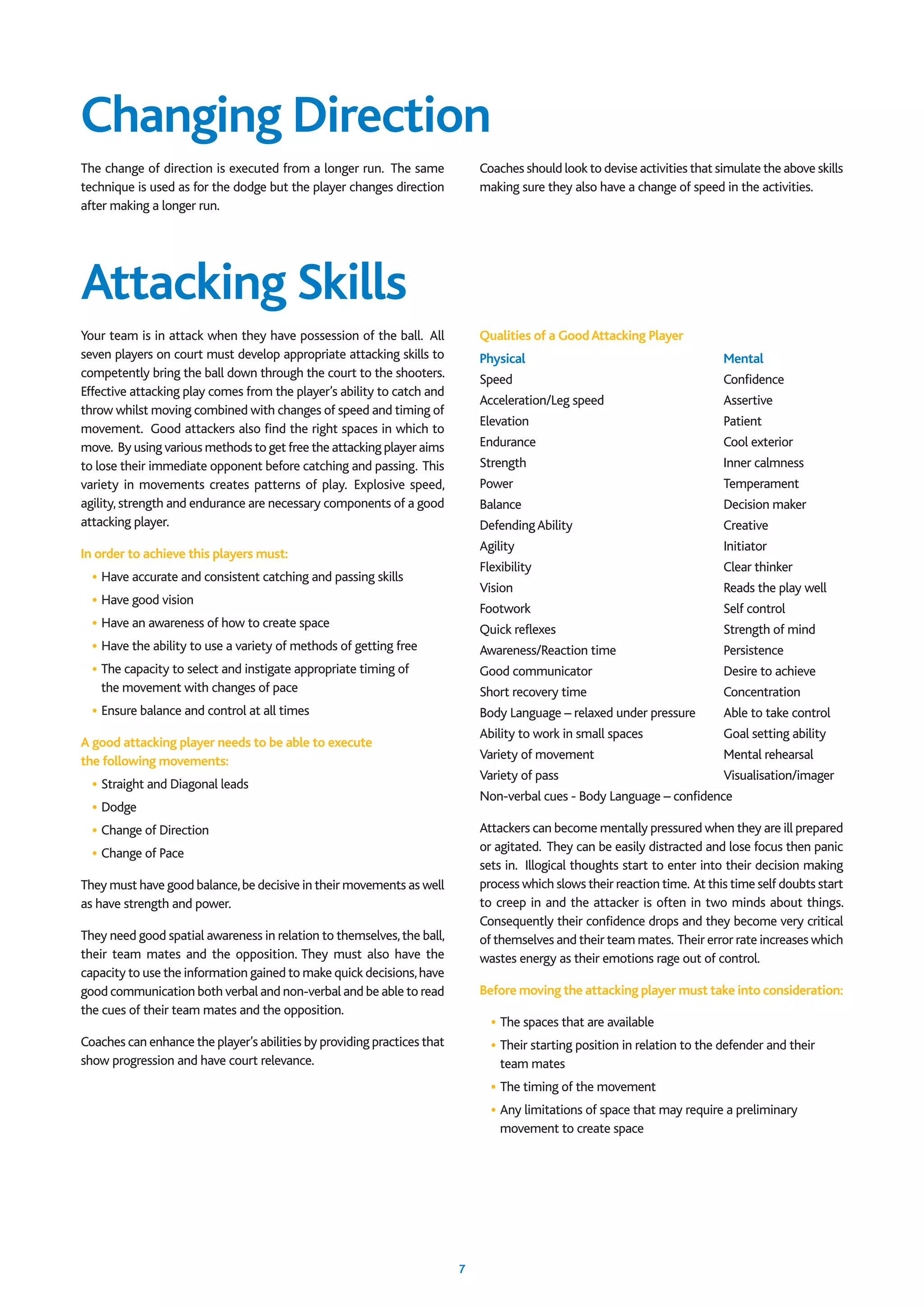 Coaching manual - Netball | PDF