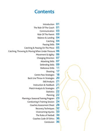 Coaching manual - Netball | PDF