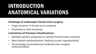 International Frontal Sinus Anatomy Classification | PPTX