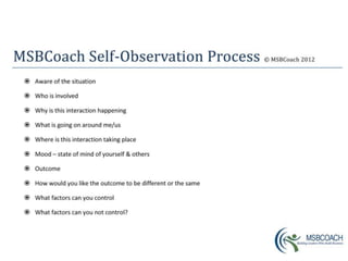 Coaching models- MSBCoach | PPTX