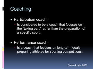 Coaching Philosophy | PPTX