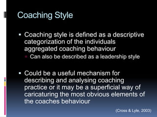 Coaching Philosophy | PPTX