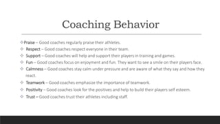 Coaching Philosophy^J Coaching Dynamics^J Principles of.pptx