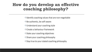 Coaching Philosophy^J Coaching Dynamics^J Principles of.pptx