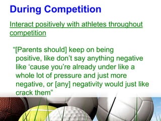 Parent Support of Female Athletes | PPT