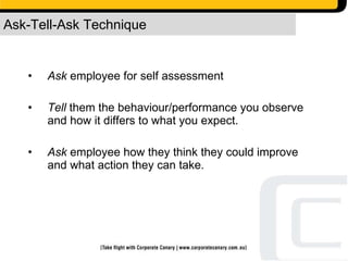 Coaching skills feedback techniques | PPT