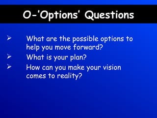 Coaching Skills: GROW Model Questioning | PPT