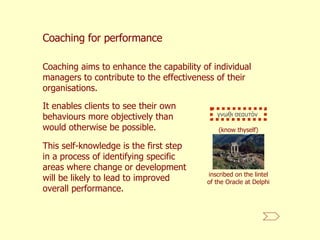 Coaching for Performance | PPT