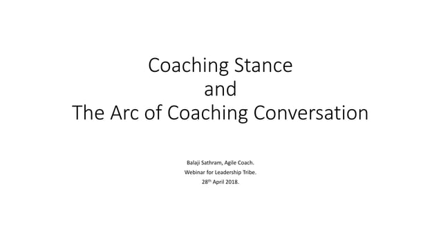 Coaching stance and icf core competencies | PPTX