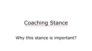 Coaching stances | PPT