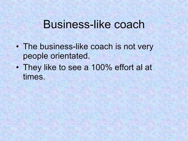 Coaching styles | PPT