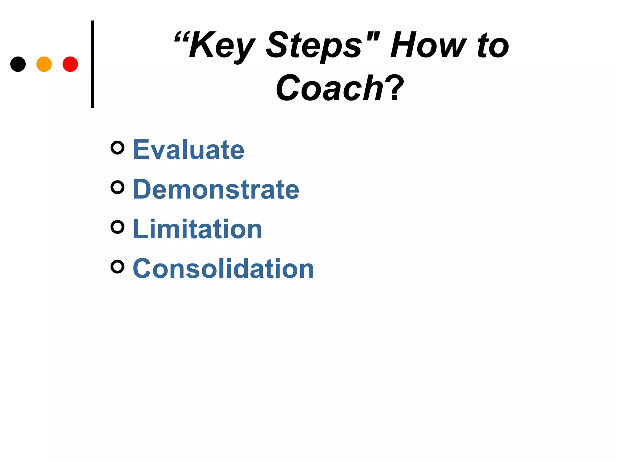Coaching Techniques | PPT